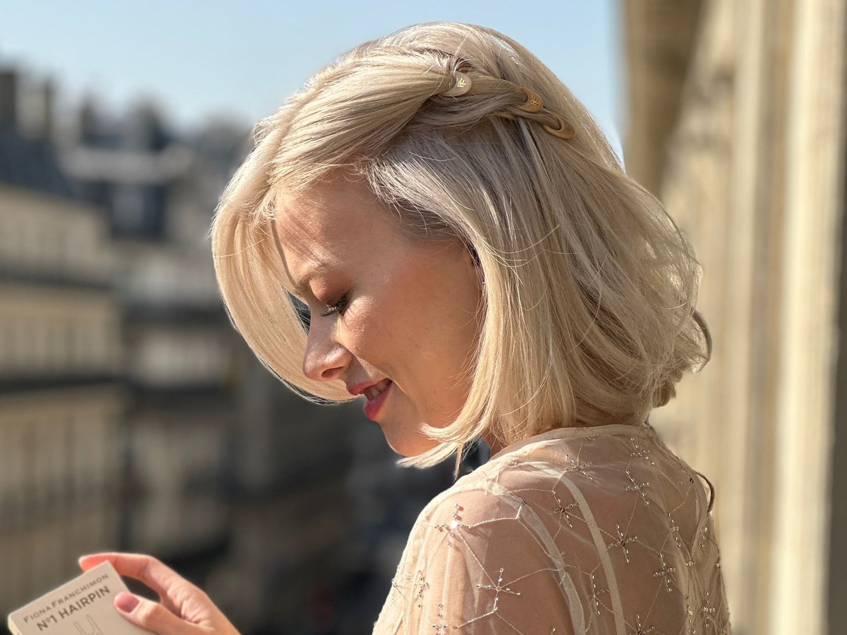 Nº 1 HAIRPIN | Paris Collection | Soft Beige, Satin Sand & Smooth Cara ...